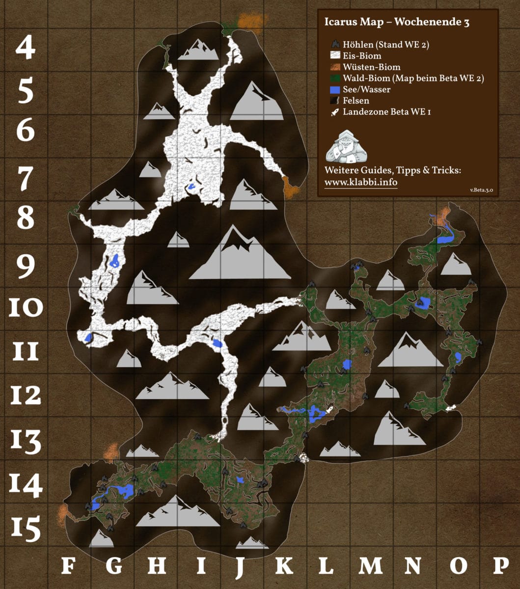 Icarus Map – Eine Icarus Karte zum Release - Klabbis Logbuch